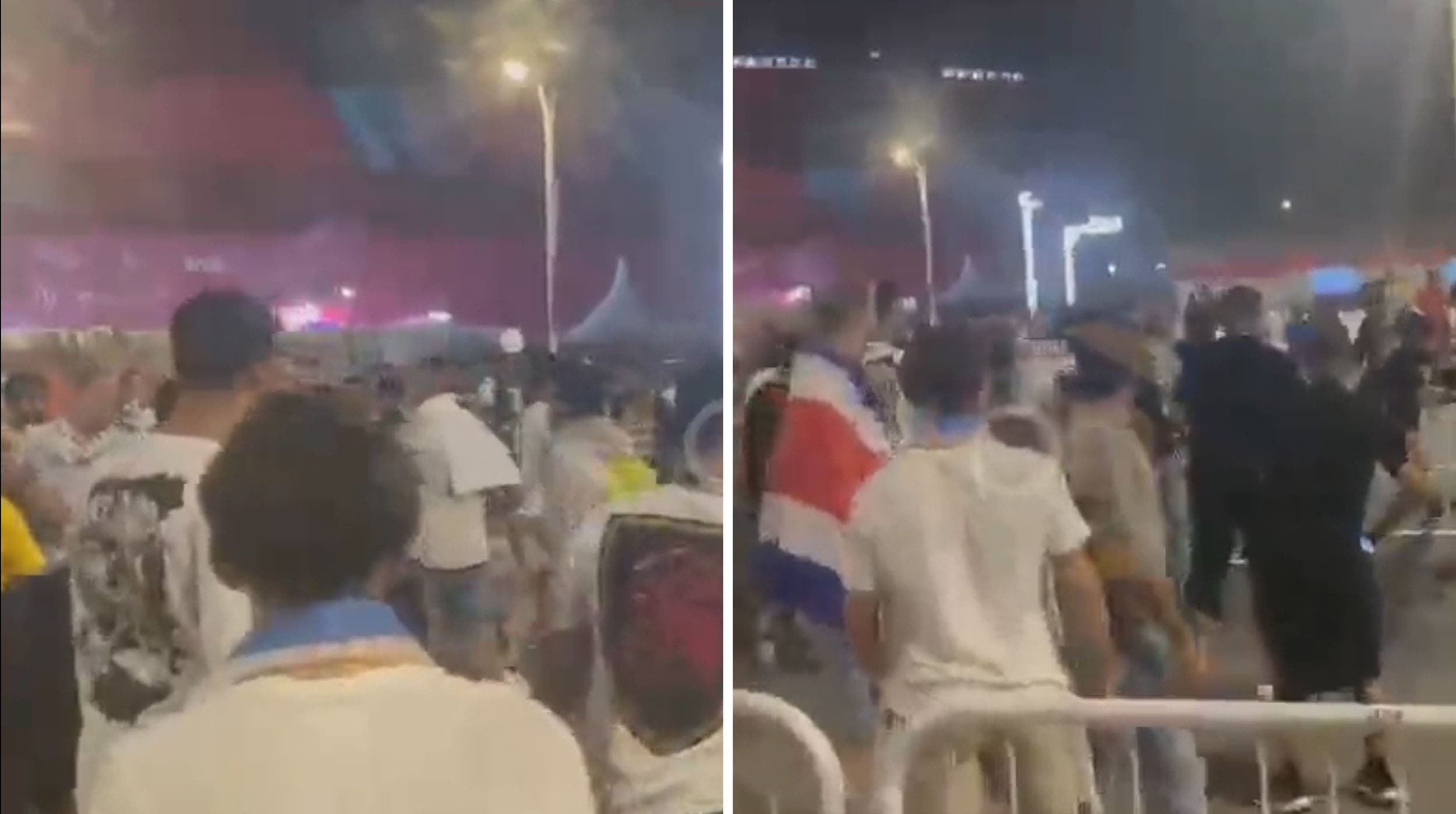 VIDEO | En Qatar mexicanos y argentinos pelean previo al partido entre ...