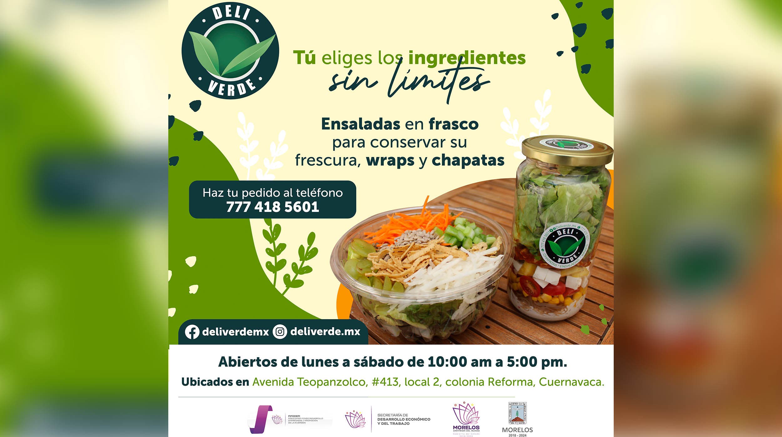 Come rico y sano, sólo con Deli Verde | Noticias | Diario de Morelos