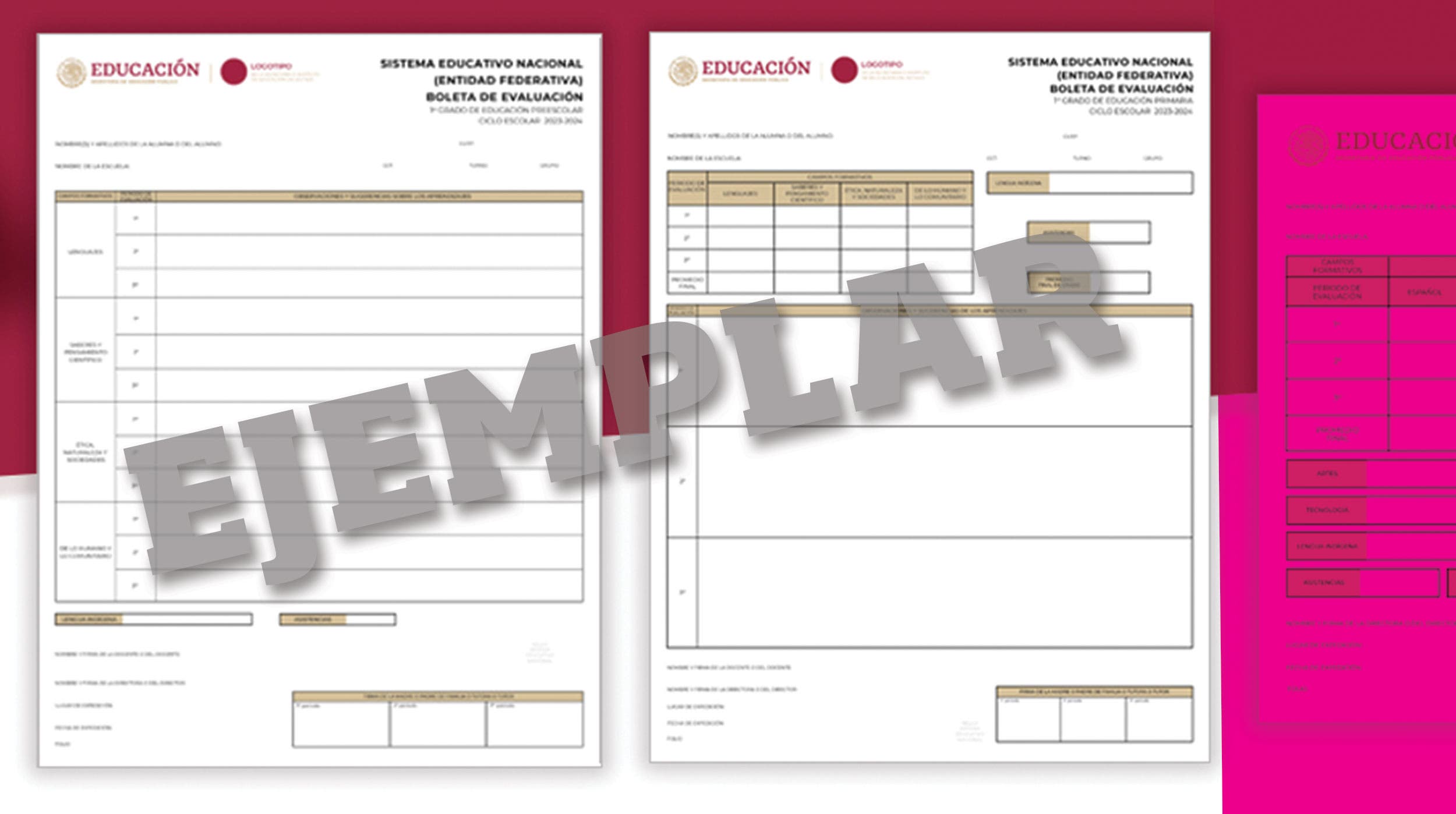 Así son las nuevas boletas de la SEP: ¿Desaparecen los grados escolares ...