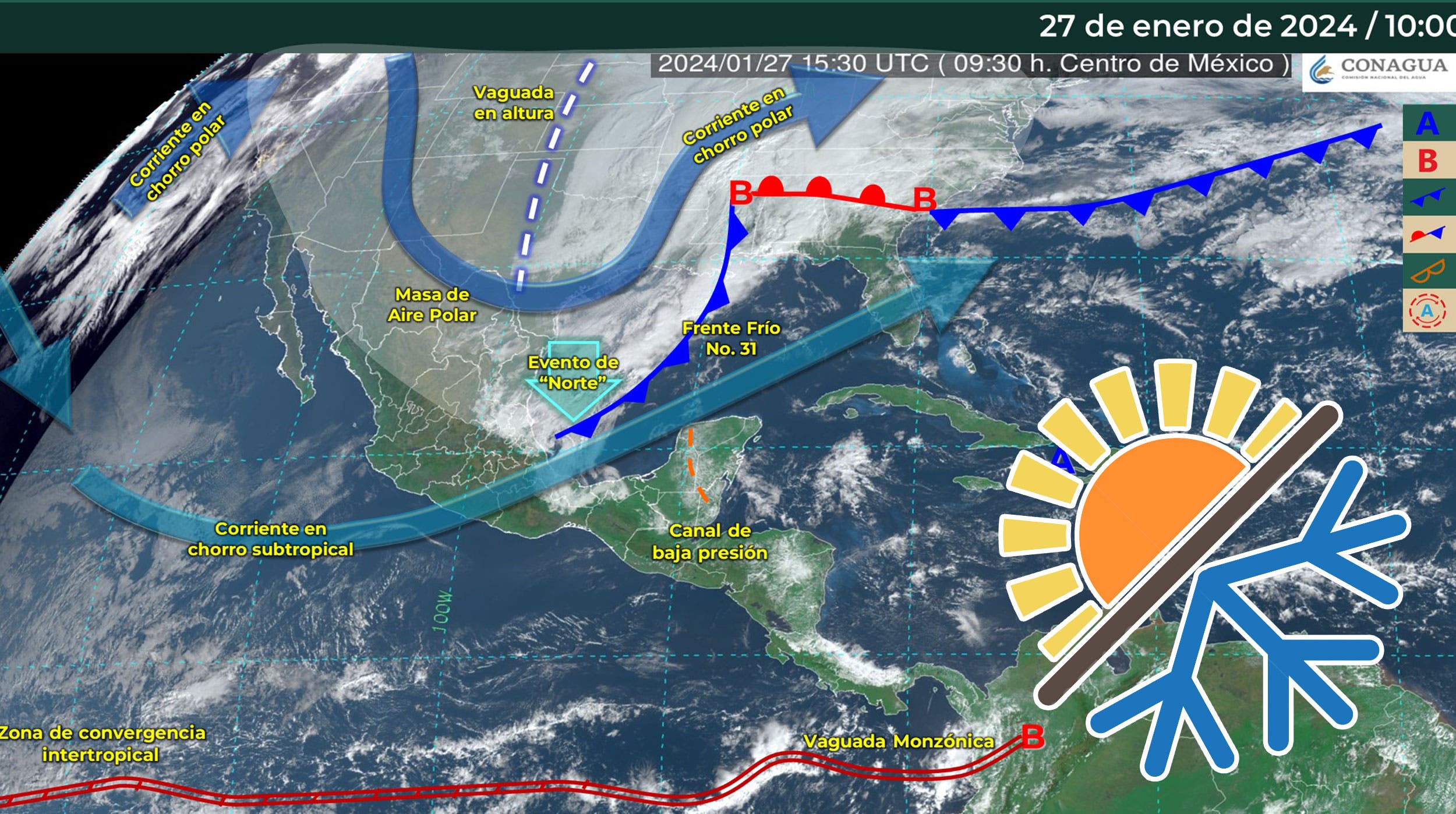 Clima variado para este sábado en México: Calor extremo para Morelos ...