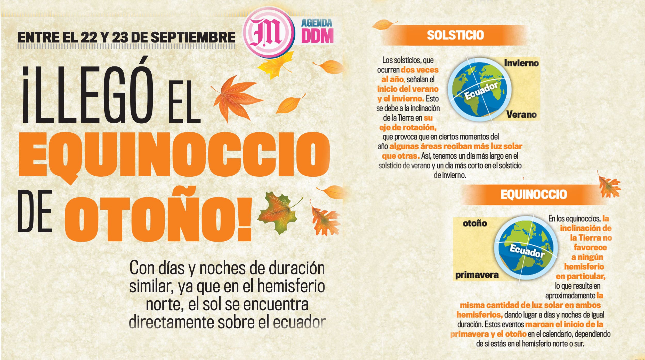 ¡Llegó el equinoccio de otoño! | Noticias | Diario de Morelos