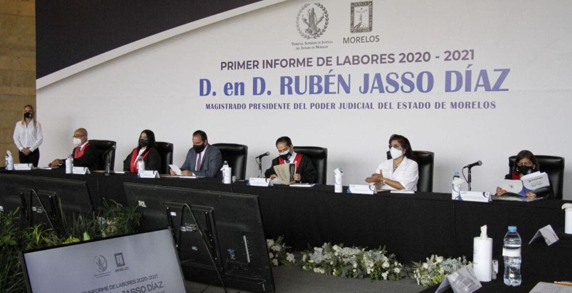 Rinde Jasso primer informe de labores al frente del TSJ | Noticias ...