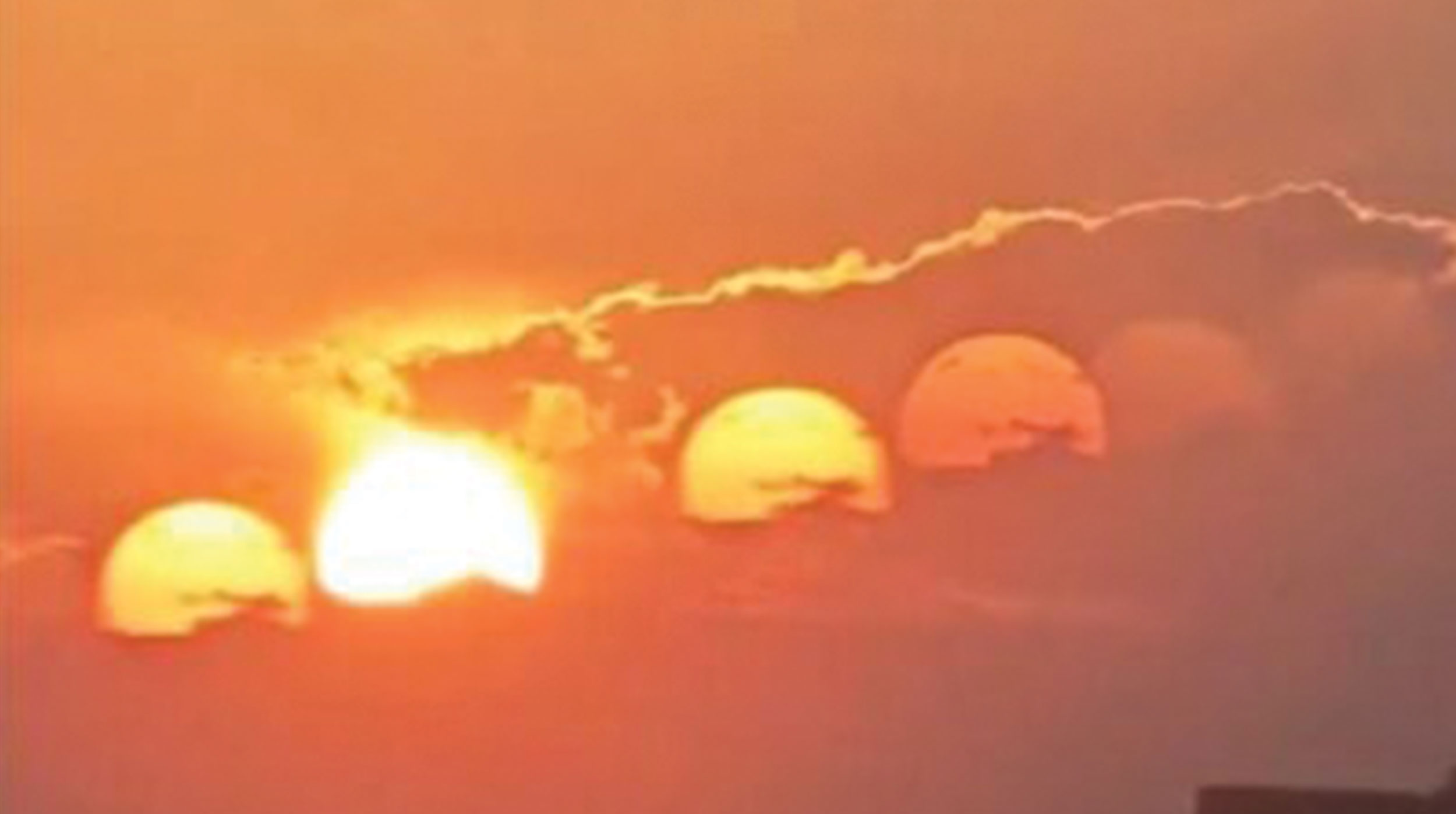 VIDEO: La ilusión de los Siete Soles: El impactante Parhelio que ...