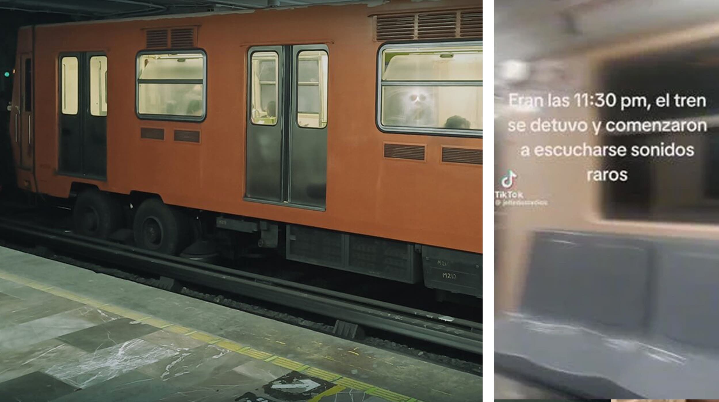¿Fantasmas en el metro de la CDMX? Se hace viral video que podría probarlo