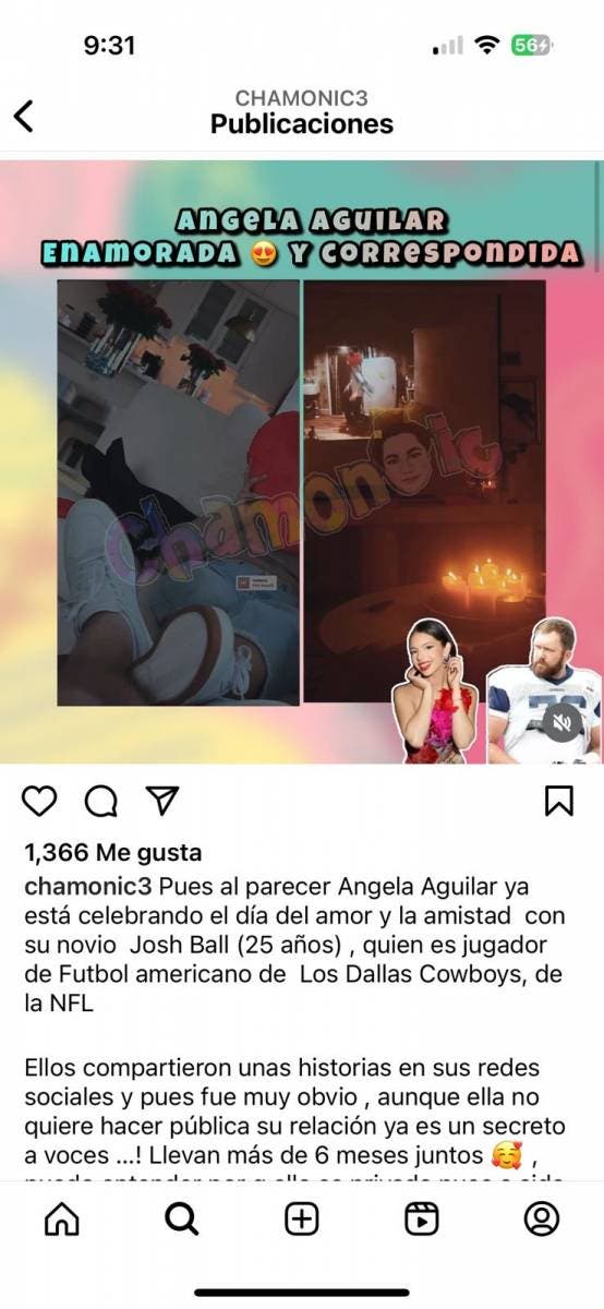 Ángela Aguilar y Josh Ball, ¿Confirmación del amor en el Día del Amor y ...