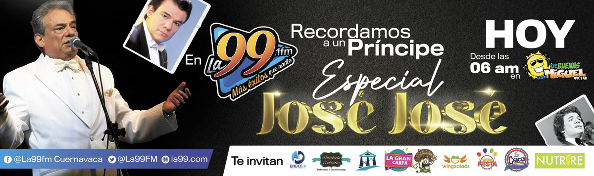 ‘El Triste que alegró al pueblo’; aniversario luctuoso de José José ...