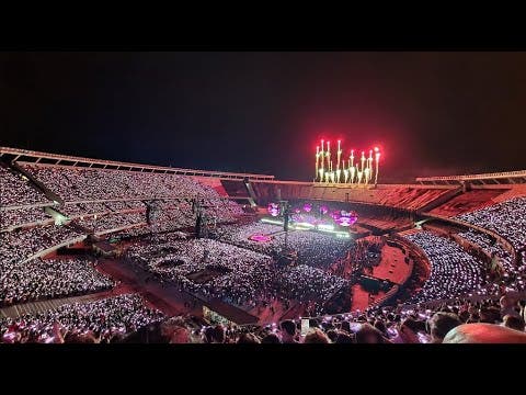 Coldplay lanzará una película de su recital en River Plate