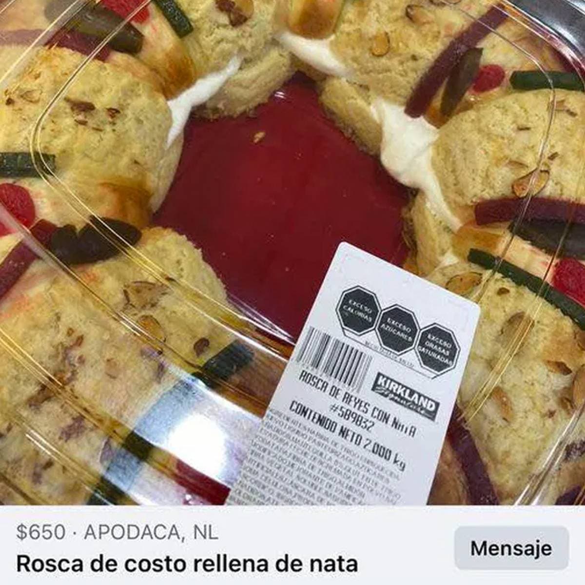 La reventa de roscas de reyes de Costco alcanza hasta 2 mil pesos
