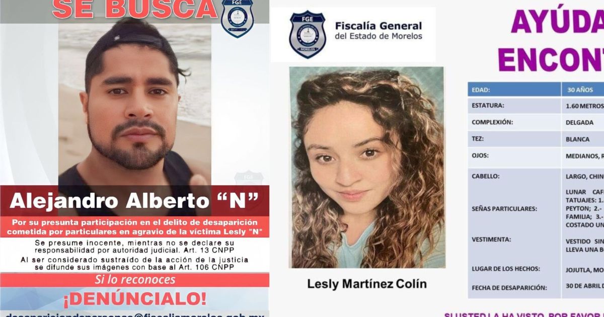 Lanza Fiscalía Morelos ficha de búsqueda de Alejandro Alberto “N”, por ...
