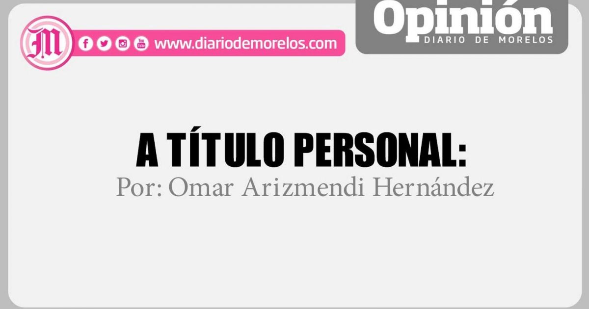 A Título Personal: Trabajo mata chisme